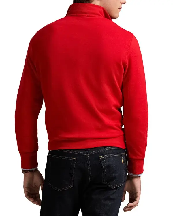 Polo Ralph Lauren Long Sleeve Quarter Zip Pullover - Red