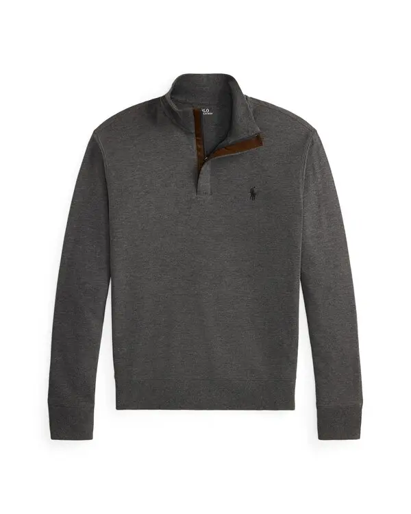 Polo Ralph Lauren Long Sleeve Quarter Zip Pullover - Windsor Heather