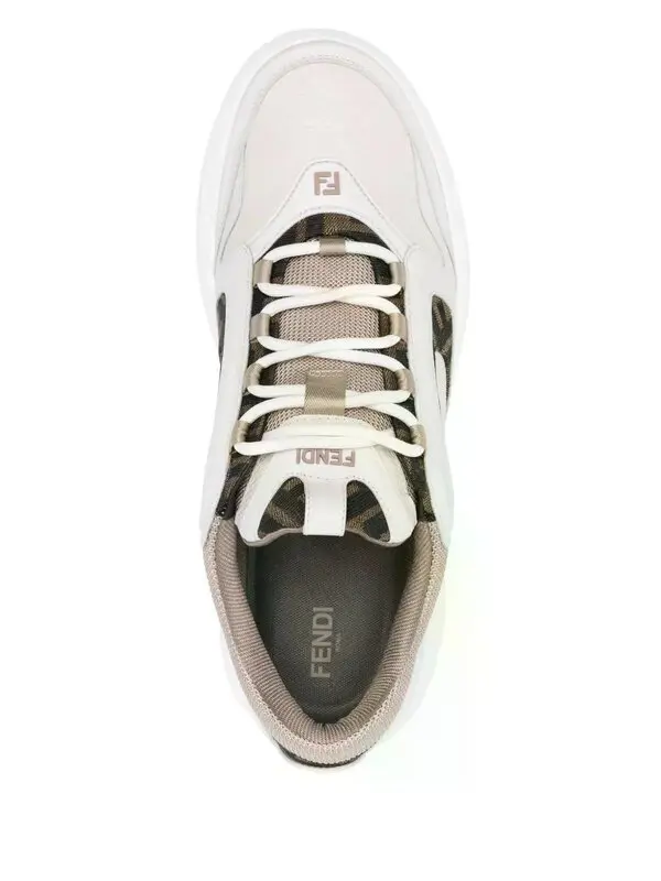 Fendi Force Sneakers - White