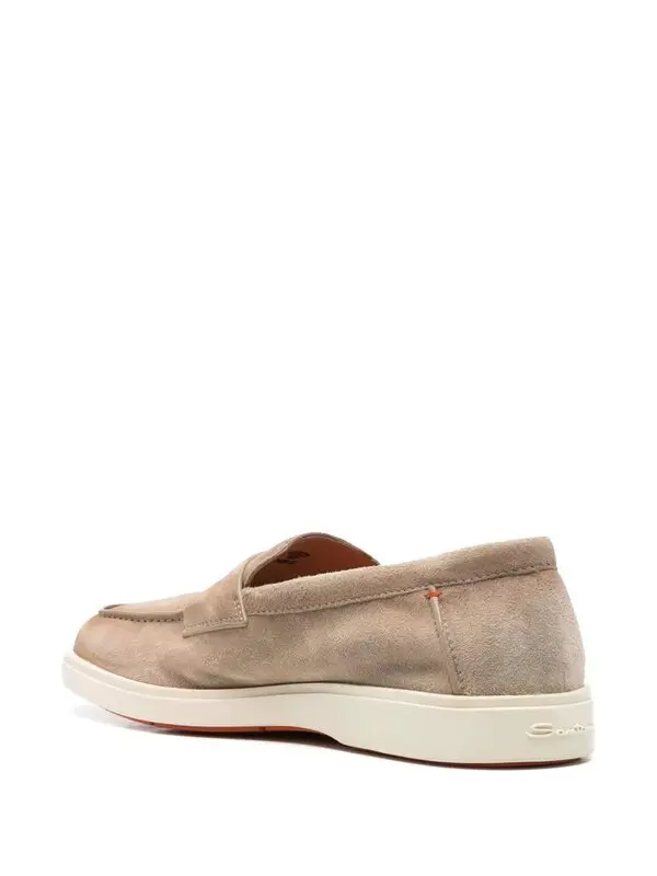 Santoni Suede Loafers