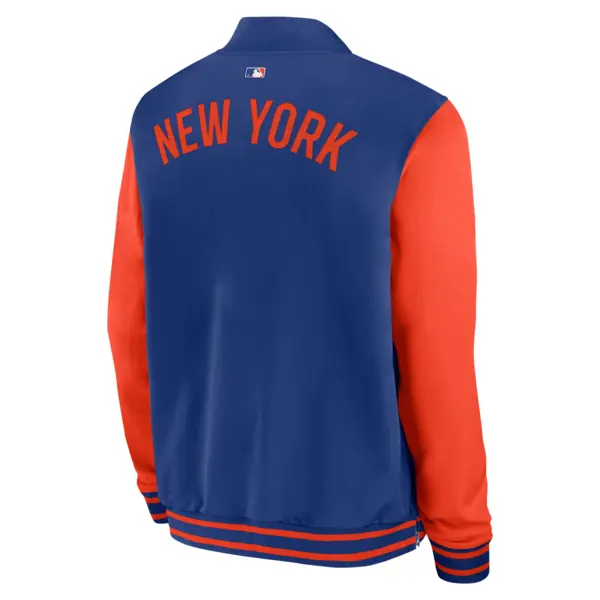 Nike Dugout Mlb Bomber Jacket - Blue