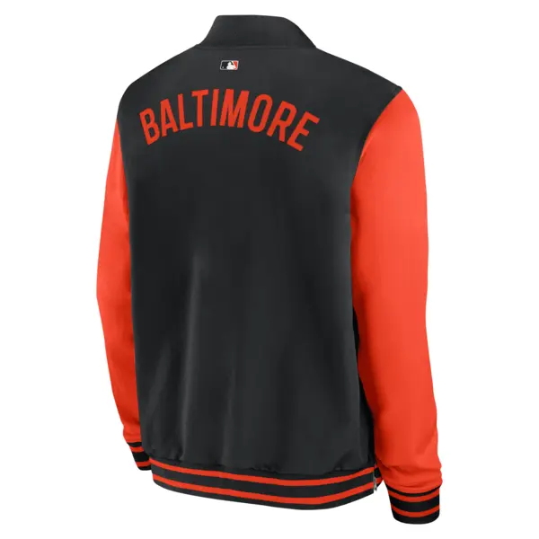 Nike Baltimore Orioles Bomber Jacket - Black