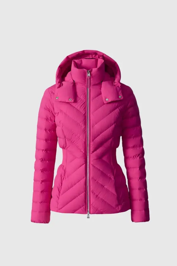 Mackage Idalee Hooded Down Jacket - Azalea