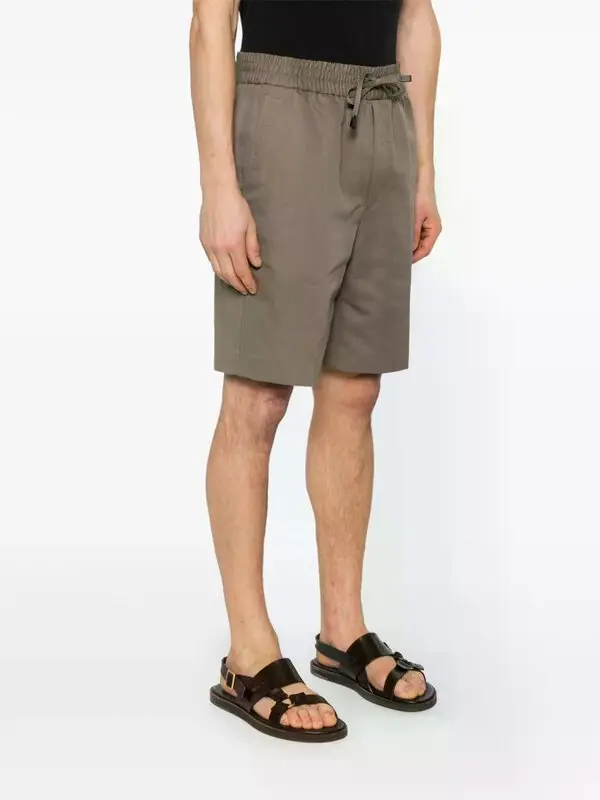 Brioni Slub-texture Short - Green
