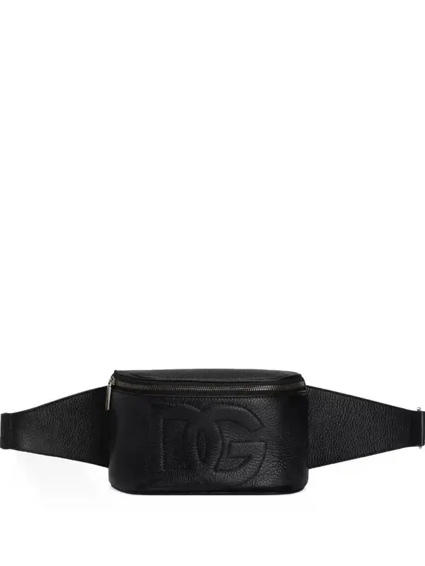 Dolce & Gabbana Leather Belt Bag - Black