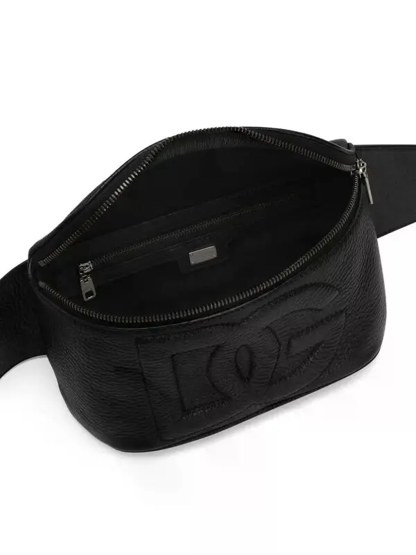 Dolce & Gabbana Leather Belt Bag - Black