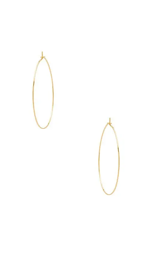 LUV AJ Capri Wire Hoops