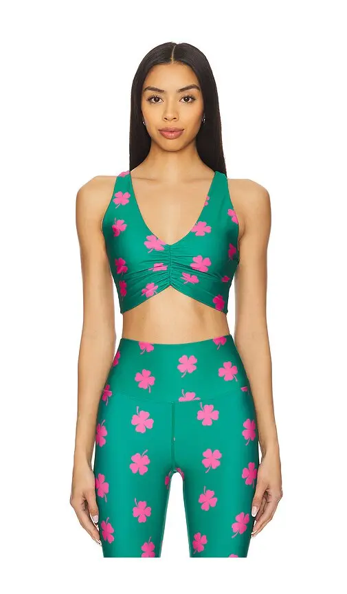 Beach Riot Mindy Top - Lucky Clover