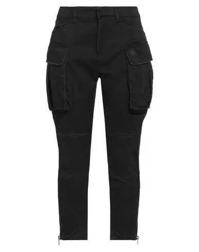DONDUP Tapered Leg Cargo Pants - Black
