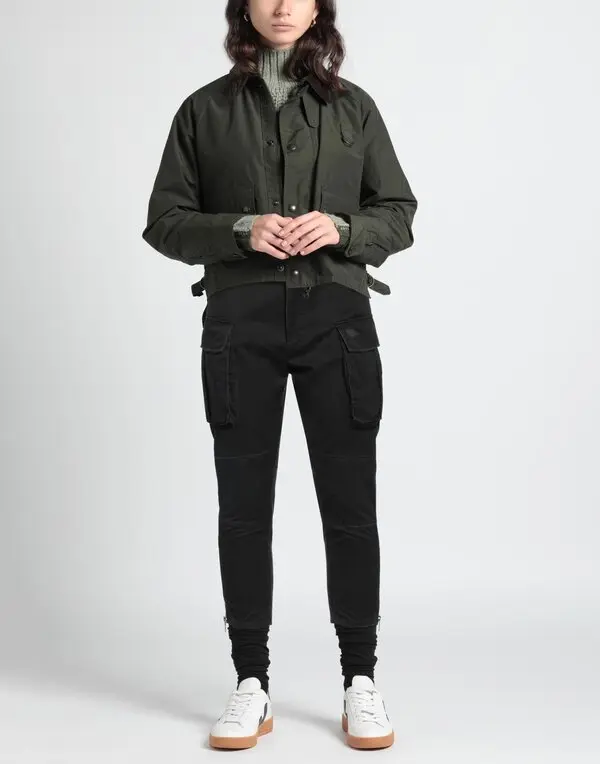 DONDUP Tapered Leg Cargo Pants - Black