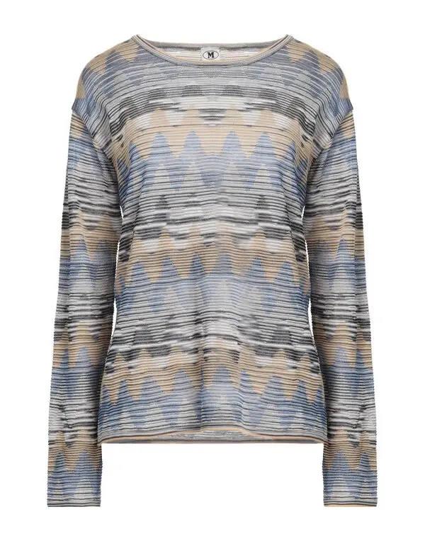Missoni Multicolor Knit Sweater - Light Blue