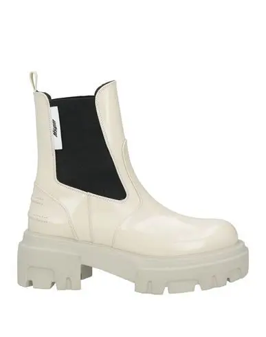 MSGM Light Leather Ankle Boots
