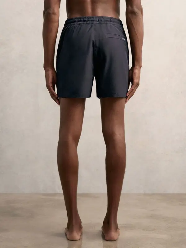 REISS Cliff Drawstring Swim Shorts - Navy