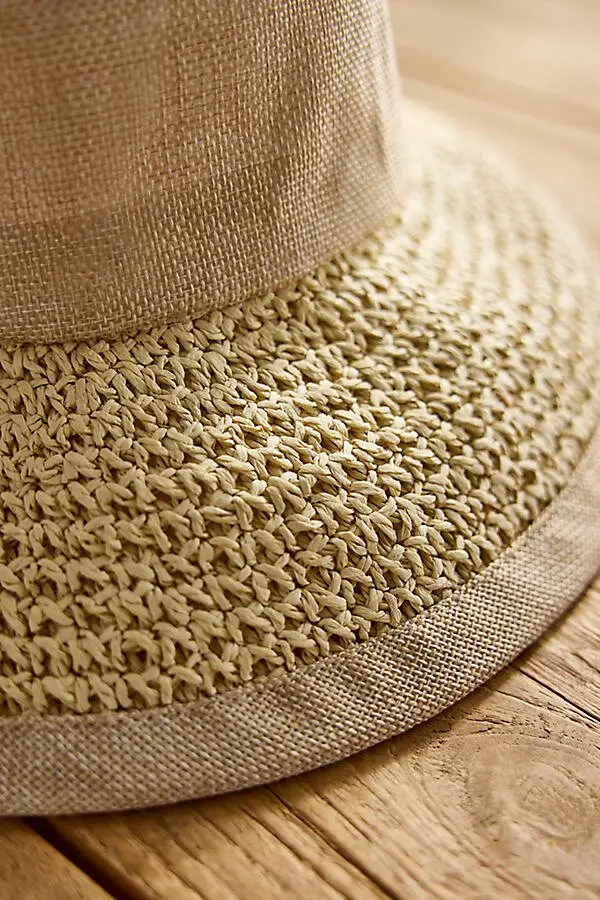 TERRAIN Crochet Brim Bucket Hat - Neutral