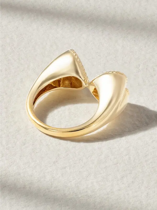 Yvonne Léon Double Coeur 9-karat Diamond Ring
