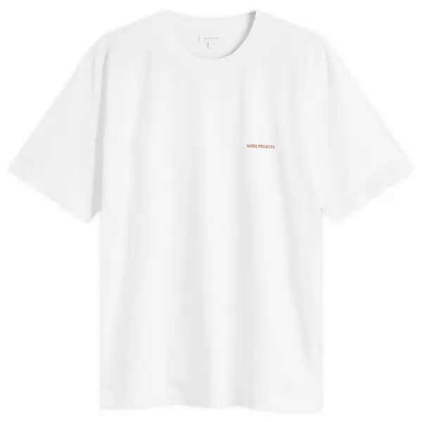 Norse Projects Johannes Logo Print T-shirt - White