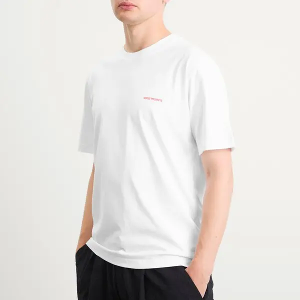 Norse Projects Johannes Logo Print T-shirt - White