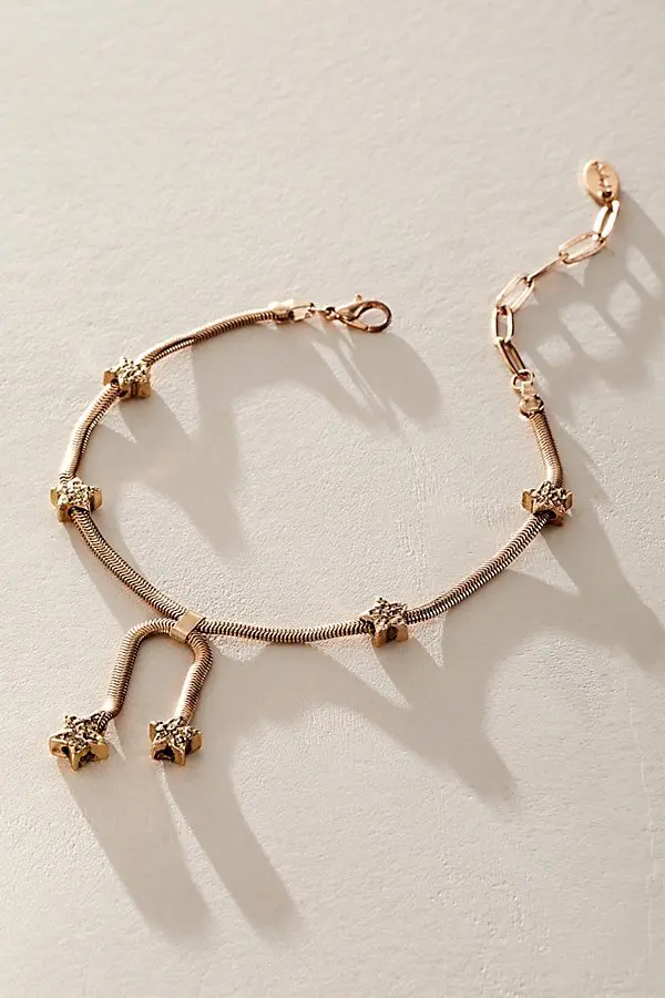 Free People Bryn Anklet - Gold Star