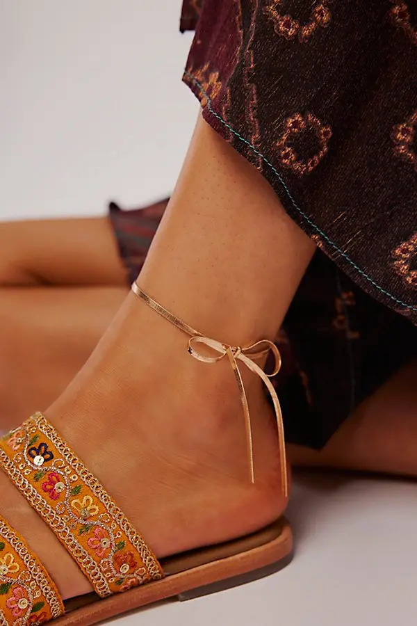 Free People Bryn Anklet - Gold