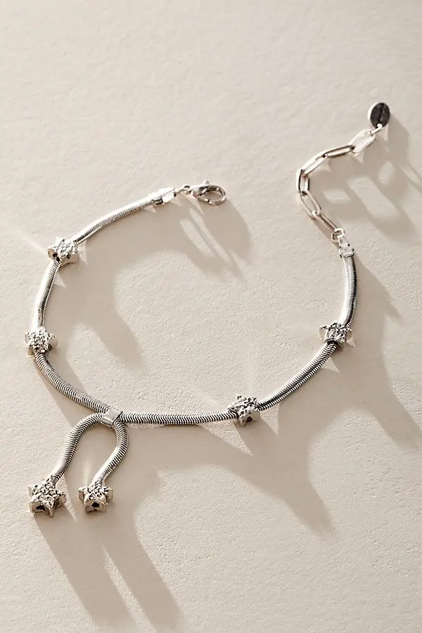 Free People Bryn Anklet - Silver Star