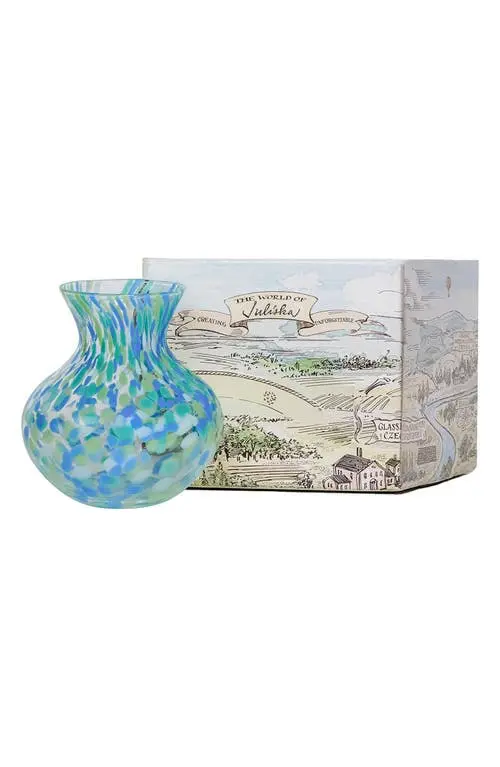 JULISKA Puro 6-inch Pattern Glass Vase