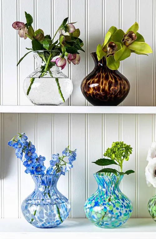 JULISKA Puro 6-inch Pattern Glass Vase