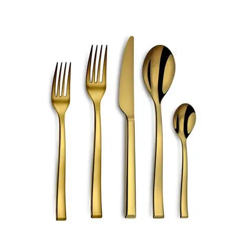COUZON Side Pvd 5 Piece Place Setting - Gold