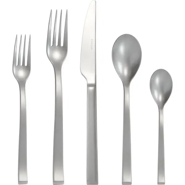 COUZON Side Velvet 5 Piece Place Setting - Stainless Steel