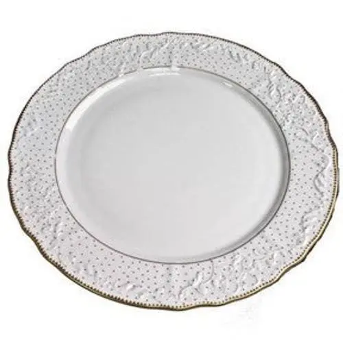 ANNA WEATHERLEY Simply Anna Charger Plate - White/gold