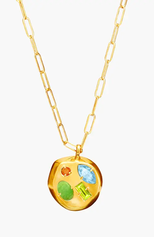BIRTHDATE CO. The March Birthdate Pendant - March 8th - Gold