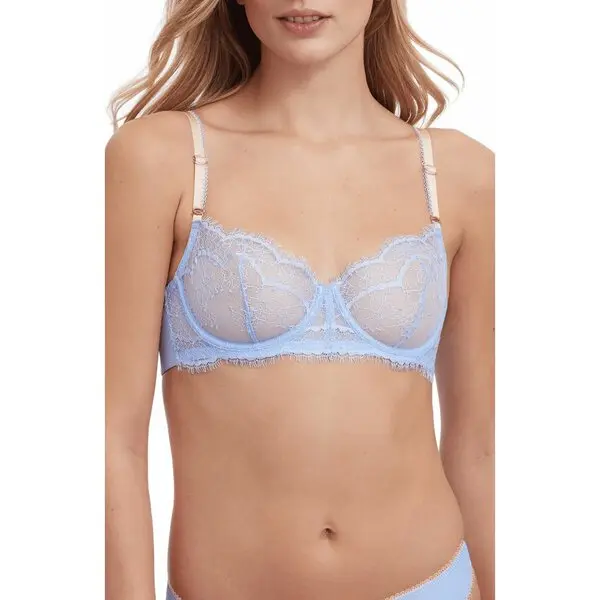 SKARLETT BLUE Entice Fling Lace Balconette - Waterfall