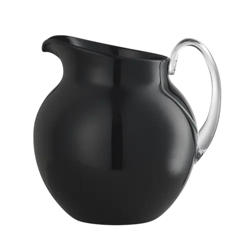 MARIO LUCA GIUSTI Palla Glaze Pitcher - Black
