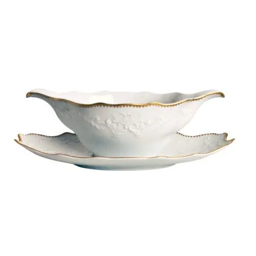 ANNA WEATHERLEY Simply Anna Gold Gravy Stand - White/gold