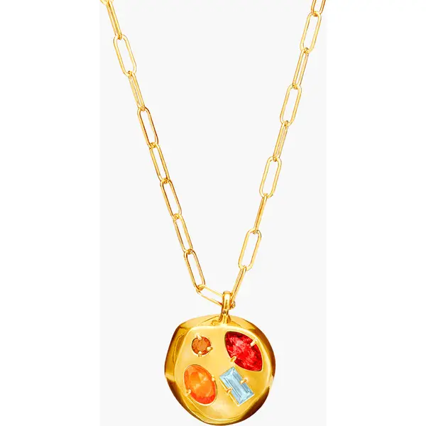 BIRTHDATE CO. The January Birthdate Pendant - January 23rd - Gold