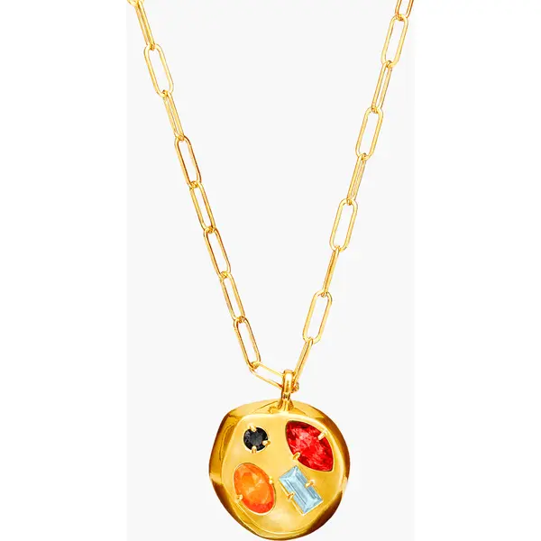 BIRTHDATE CO. The January Birthdate Pendant - January 28th - Gold