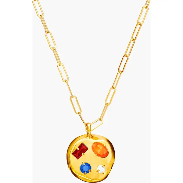 BIRTHDATE CO. The January Birthdate Pendant - January 29th - Gold
