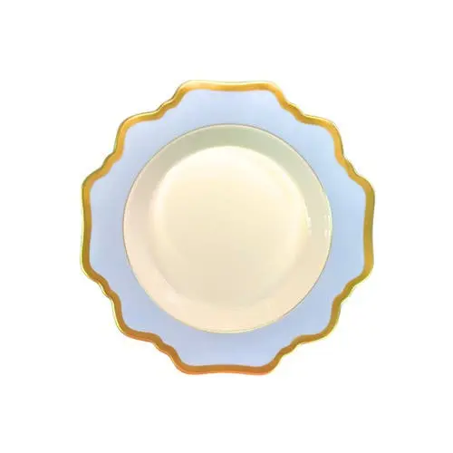 ANNA WEATHERLEY Anna's Palette Rim Soup Bowl - Sky Blue