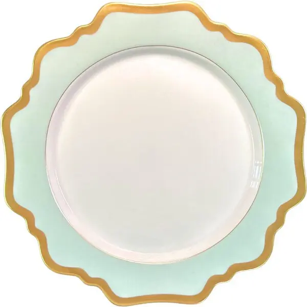 ANNA WEATHERLEY Anna's Palette Dinner Plate - Aqua Green