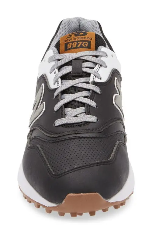 NEW BALANCE 997 Sl Waterproof Spikeless Golf Shoe - Black / White