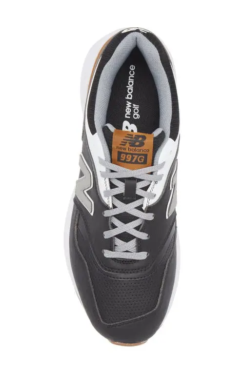NEW BALANCE 997 Sl Waterproof Spikeless Golf Shoe - Black / White