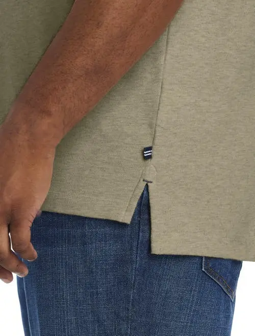 NAUTICA Big & Tall Stretch Piqué Polo Shirt