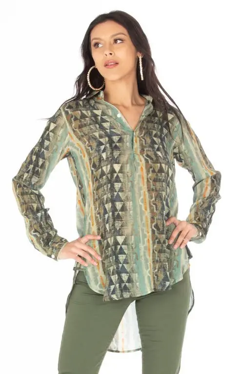 APNY Long Sleeve Tunic Shirt
