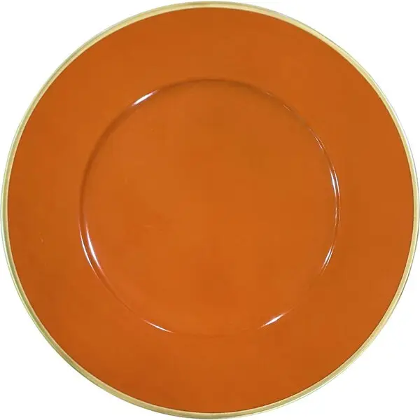 ANNA WEATHERLEY Anna's Charger Plate - Blood Orange