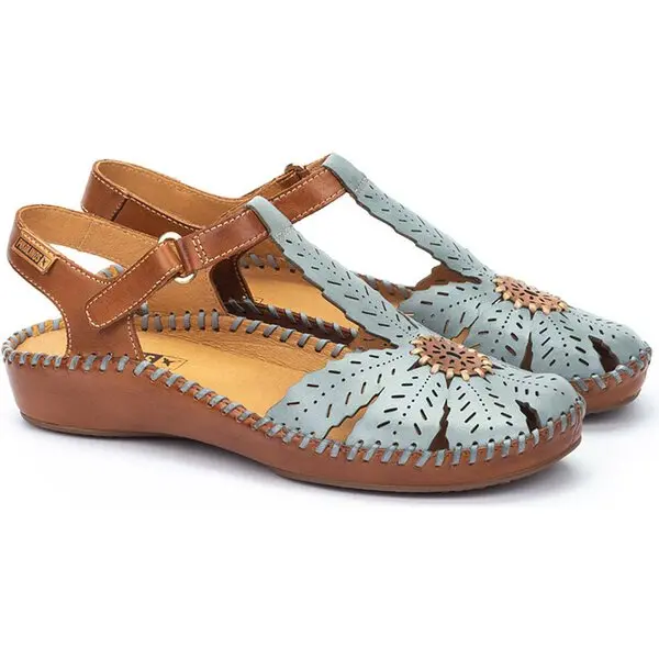 Pikolinos Vallarta T-strap Sandal - Denim