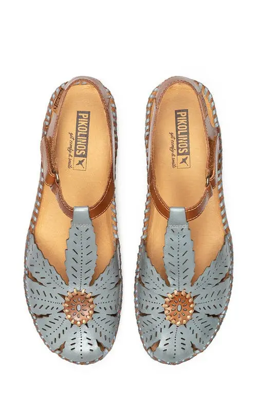 Pikolinos Vallarta T-strap Sandal - Denim