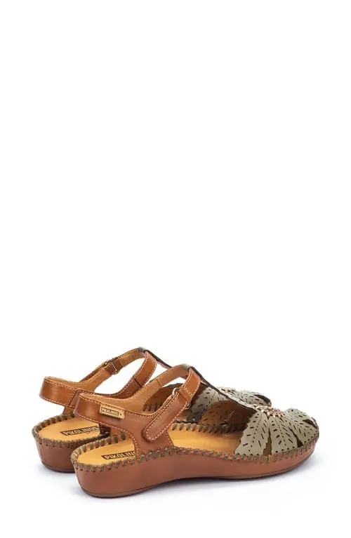 Pikolinos Vallarta T-strap Sandal - Sage