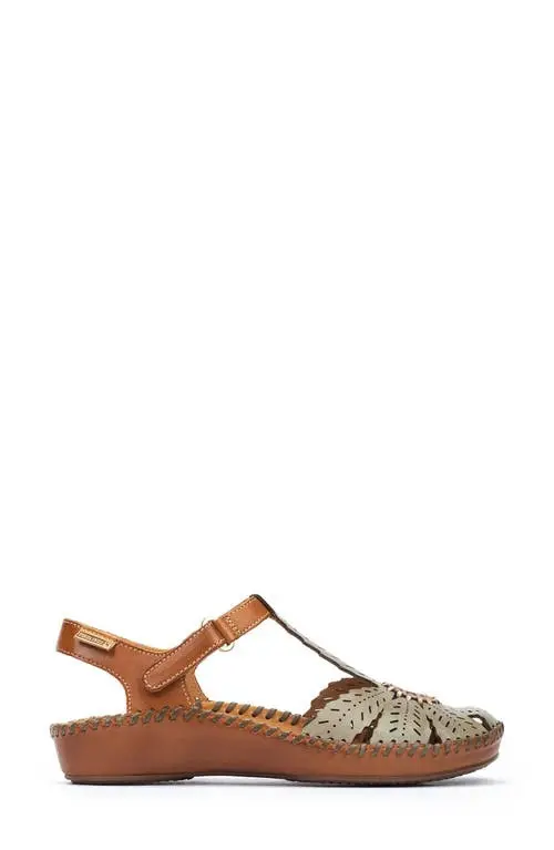 Pikolinos Vallarta T-strap Sandal - Sage