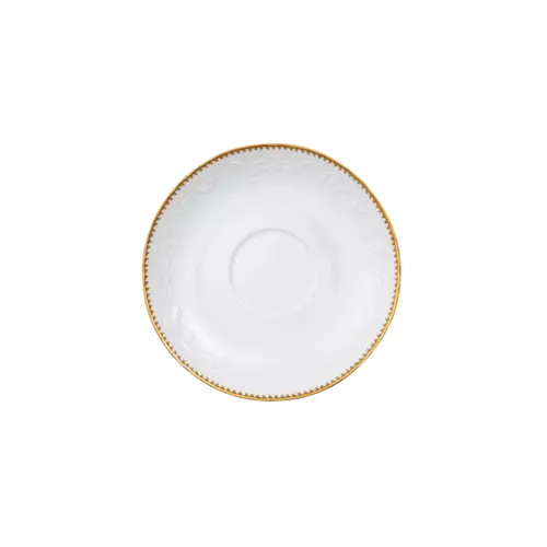 ANNA WEATHERLEY Simply Anna Tea Saucer - White/gold