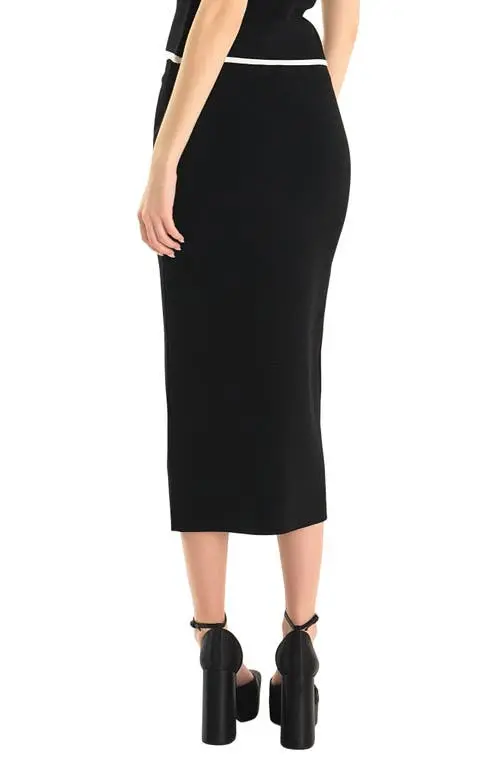 Endless Rose Contrast Maxi Sweater Skirt