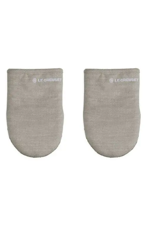 LE CREUSET Set Of 2 Mini Oven Mitts - Sable